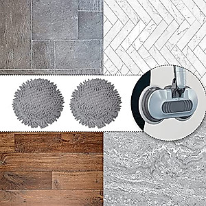 Home Times Replacement Steam Mop Pads for Shark S7000AMZ S7001 Soft Mop Cloth Reusable Steam Cleaning Pads(4 Soft Pads)