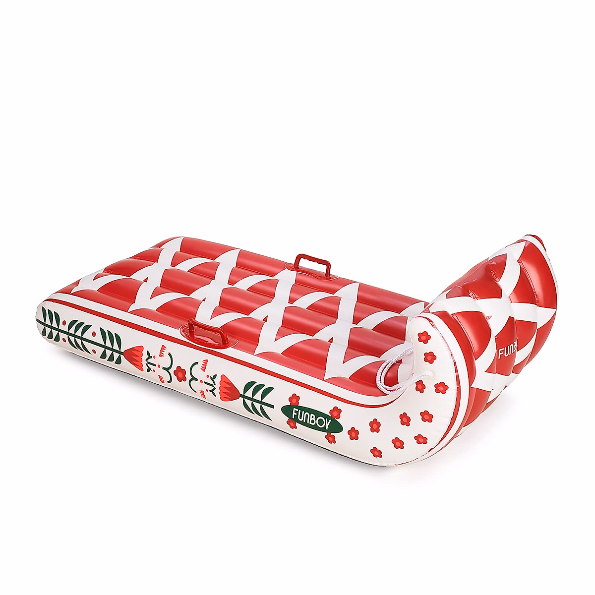 FUNBOY Winter Fun Inflatable Toboggan, Cardigan Single