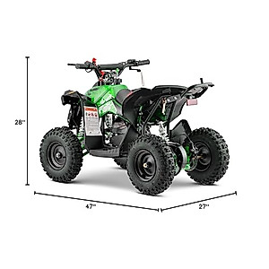 MotoTec Renegade 40cc 4-Stroke Kids Gas ATV Green
