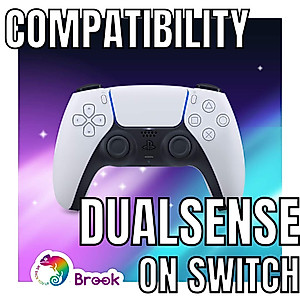 Brook Wingman NS converter- Support Xb Series X/S/One/360, PS5/PS4/PS3, Xb Elite 1/2, Switch Pro Controllers on Switch and PC(X-Input) Console, Consoles Adapter, Support Turbo and Remap