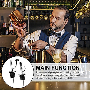 12 Pack Liquor Pourers Stainless Steel, Liquor Pour Spout with Stoppers, Speed Liquor Bottle Pourers, Olive Oil Spout Hygienic Safe, Fits most Classic Bottle's Lip up to 3/4"