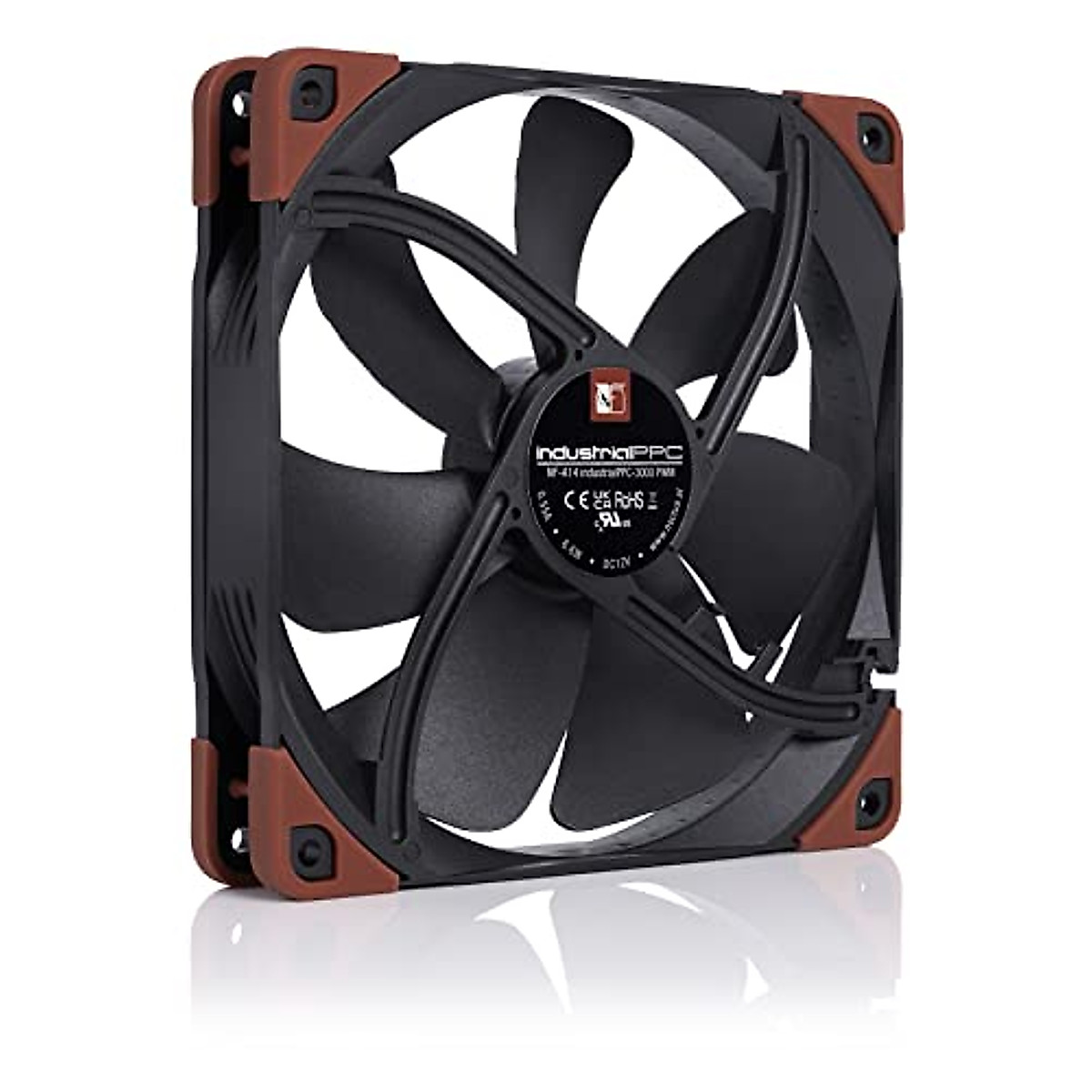 Noctua NF-A14 iPPC-3000 PWM, Heavy Duty Cooling Fan, 4-Pin, 3000 RPM (140mm, Black) for Desktop