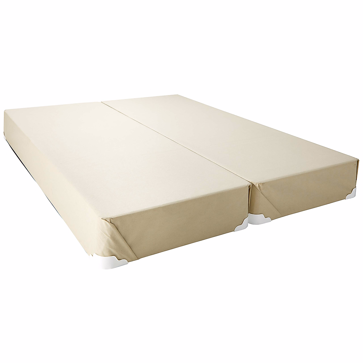 Greaton 8-Inch Fully Assembled Split Wood Traditional Box Spring/Foundation For Mattress, Queen