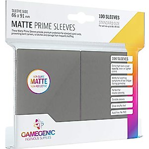 Matte Prime Sleeves: Gray