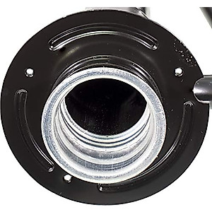 APDTY 688839 Gas Tank Fuel Filler Neck Tube Steel Pipe Compatible With 1999-2010 Ford F250 F350 F450 Super Duty Pickup w/Diesel Engine (96" INCH Bed Length; Black Powder Coated; Replaces 8C3Z9034KF,