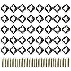 gernie 86Mm Switch Box Repair Tool Screws Repairer Restorer 40Pcs Insulation Fixing Artifact Set Box 86Mm Series Socket Box 40 Set Tool Tool Utensil Metric Inserts Kits (Insulation Type)
