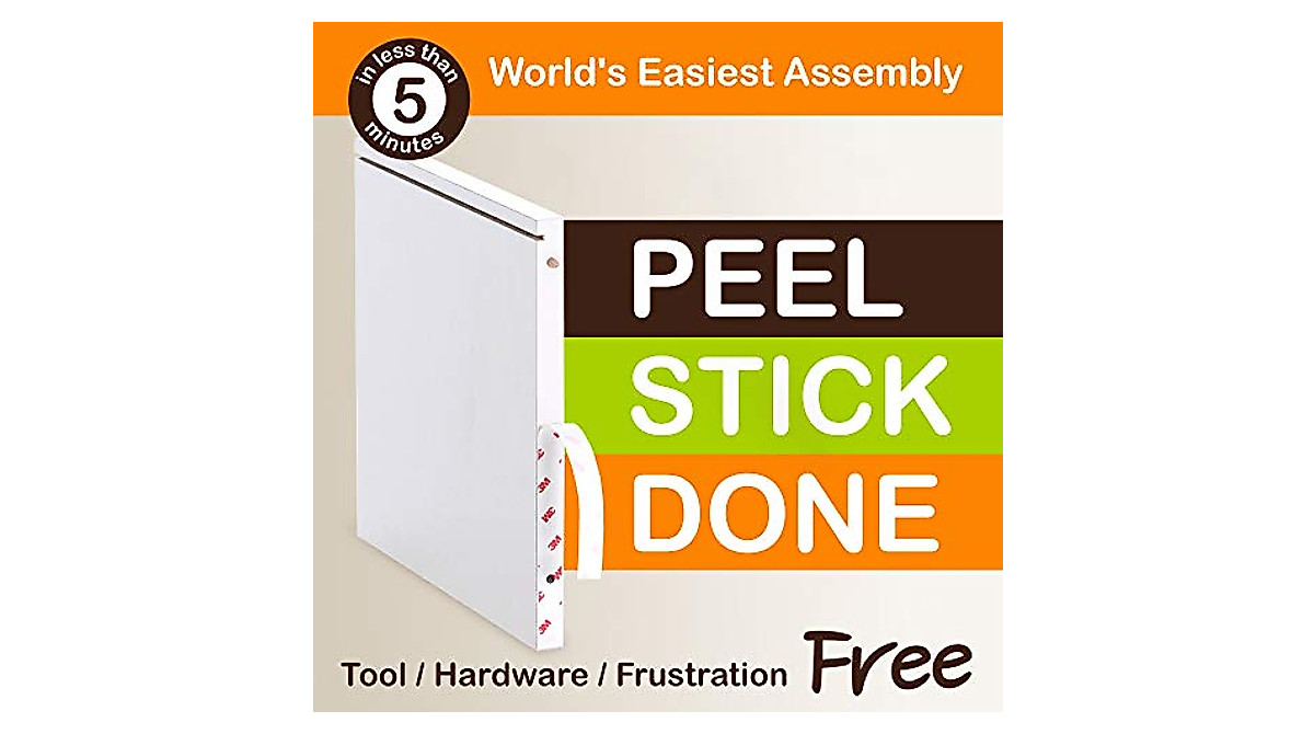 Stylish Way Basics Media Storage CD Rack - Holds 40 CDs