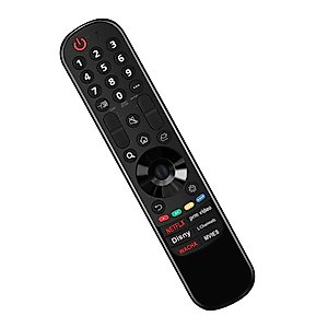 MR21GA MR21GC Replaced Remote Control - ALLIMITY - fit for LG 2021 4K UHD HDTV OLED Smart TV AN-MR21GA AN-MR21GC Remote Control OLED77A1PUA 50UP7100ZUF 55NANO85APA 65QNED95UPA 86NANO75UPA