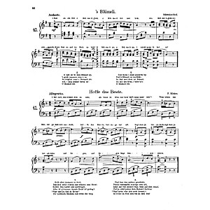 100 Volkslieder. Friedrich Silcher. Pianoforte (Piano Score) Nr 805 (B. Wolfe) [ Student Loose Leaf Facsimile Edition in German]