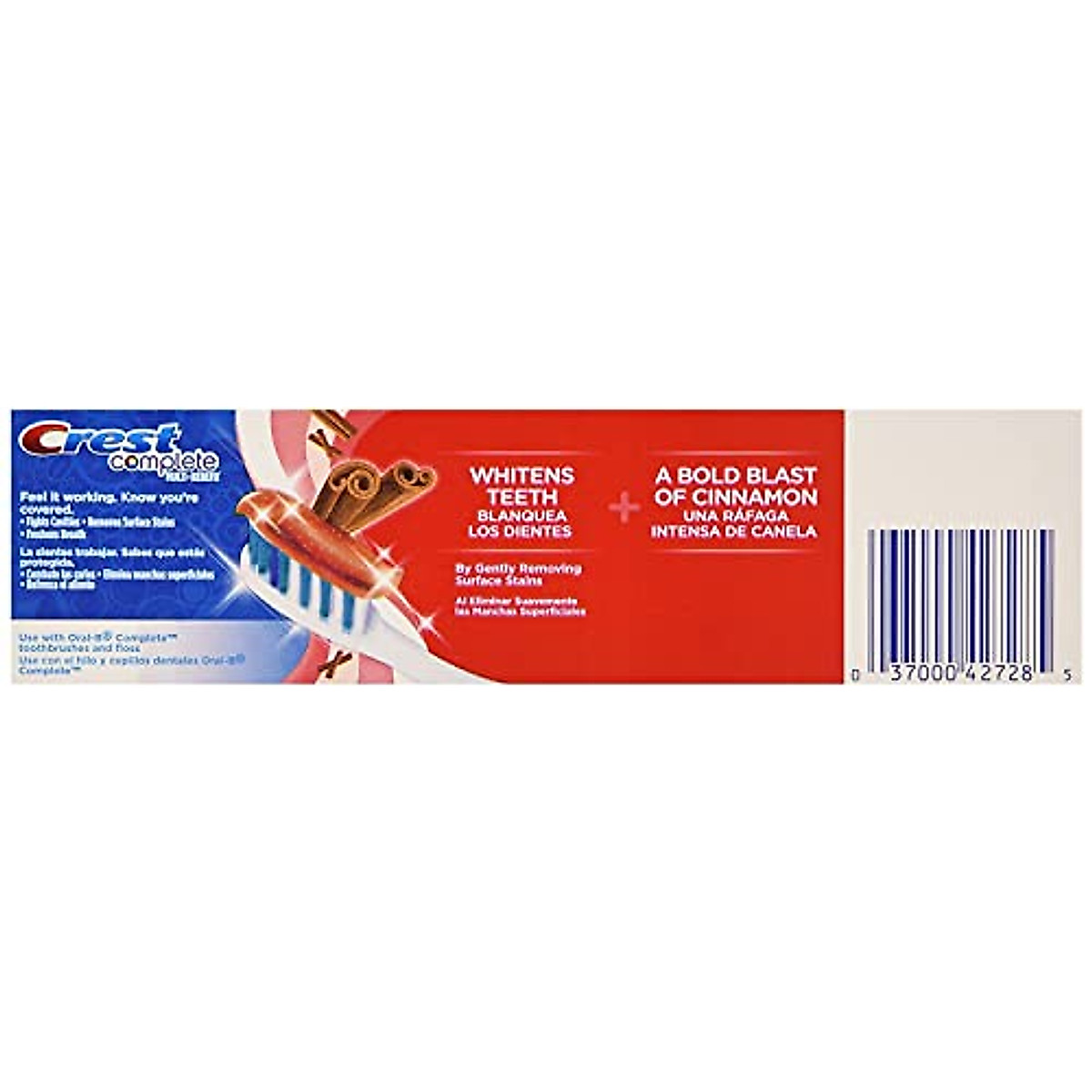 Crest Complete Cinnamon Rush 5.4 Ounce (3 Pack)