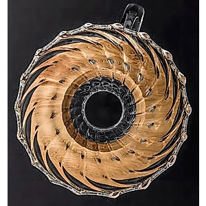 COFISUKI Pour Over Coffee Maker - 20 OZ /600ML Coffee Server with Glass Coffee Dripper, Stylish and Elegant 2 IN 1 Dripper Coffee Maker Kit Coffee Maker for Home or Office, 1-5 CUPS