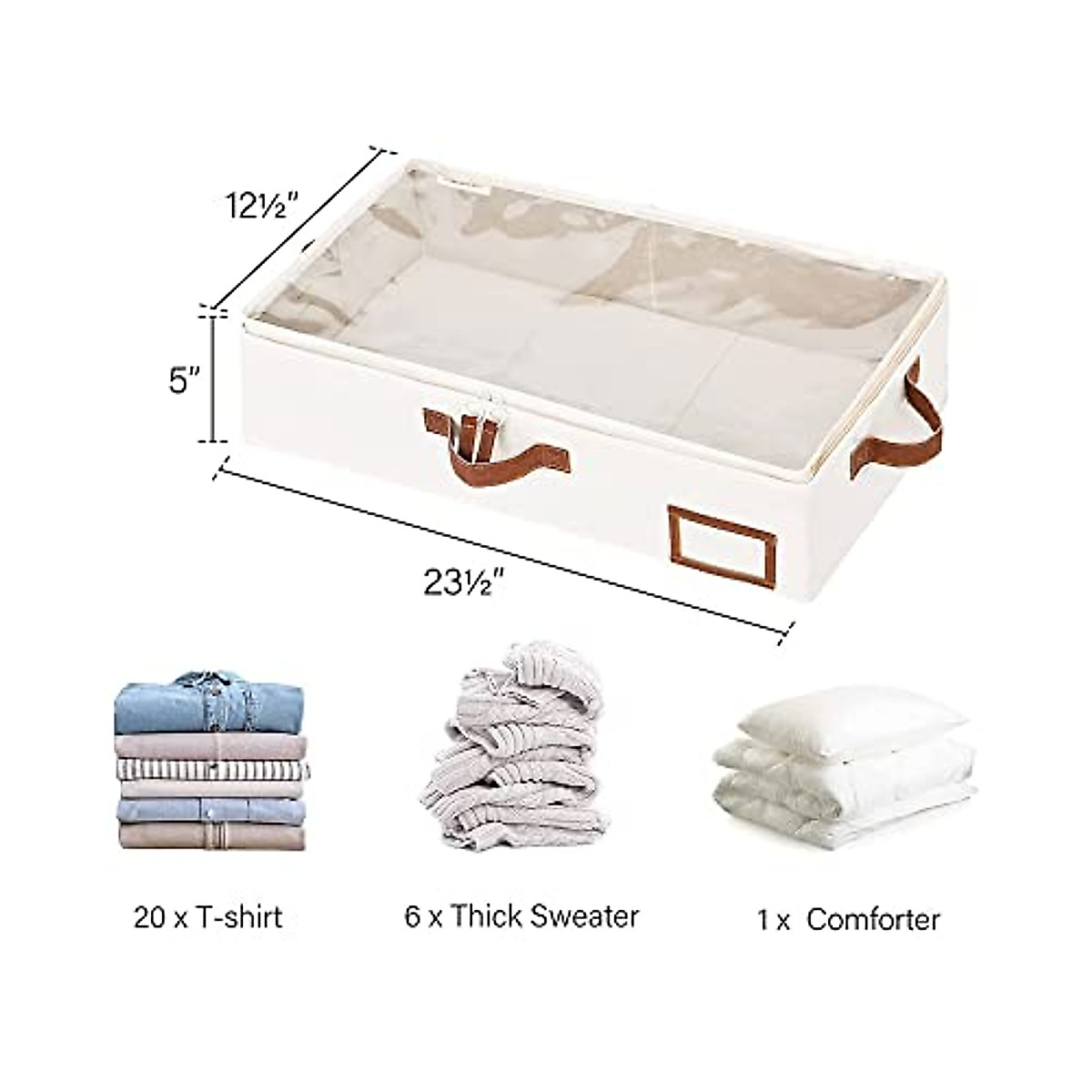 StorageWorks Medium Underbed Storage Box and Large Underbed Storage Box