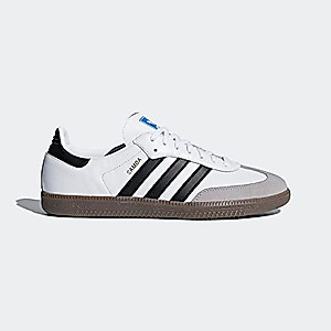 adidas Originals Men's Samba OG Sneaker White/Black/Granite 13