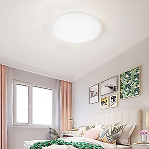 COHEALI Flush Mount Ceiling Light Cover Plastic Ceiling Fixture Shade Replacement Dome Cover Decorative Light Shade for Ceiling Lighting Accessories