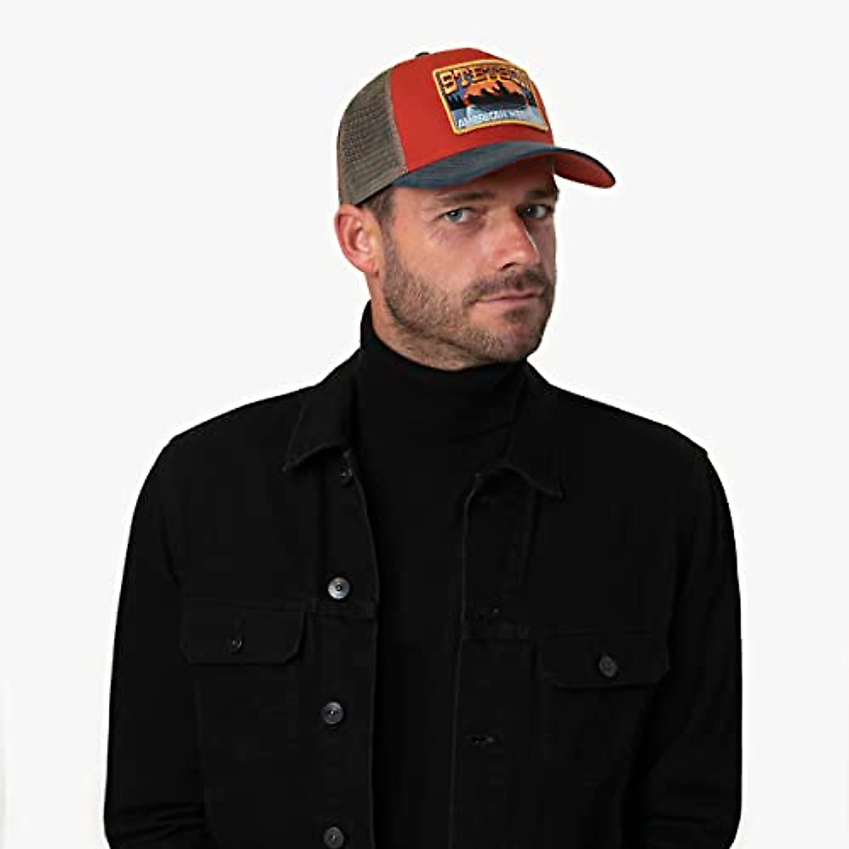 Stetson Canoe Trucker Cap Men Blue-red One Size