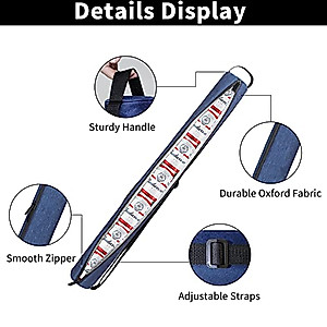Beer Sleeve for Golf Bag,WITSTEP Long Tube Holder for Cans Beer Sling Cooler Bag,Holds 7 Cans Insulated Beer Sleeve Keeps Beverage Cold Fits in Most Golf Bags ,Ideal Golf Accessories for Men