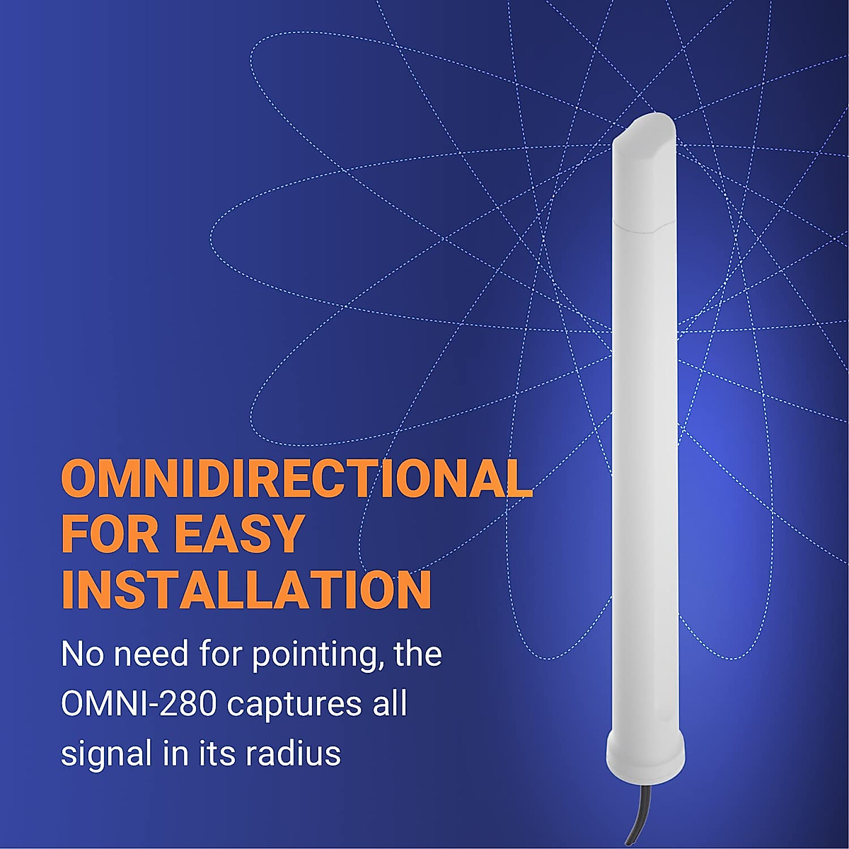 Poynting OMNI-600 Wideband Omni-Directional Antenna | 2x2 Mimo | 5G Ready | 4G LTE | 617-3800 MHz | 6.2 dBi