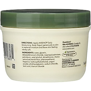 Aveeno Active Naturals Daily Moisturizing Body Yogurt Moisturizer, Vanilla And Oats, 7oz,