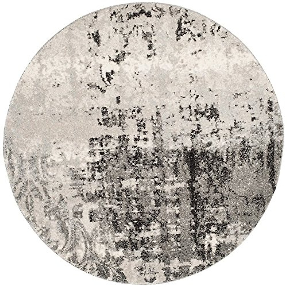 SAFAVIEH Retro Collection Accent Rug - 2'6" x 4', Light Grey & Grey, Modern Abstract Design, Non-Shedding & Easy Care, Ideal for High Traffic Areas in Entryway, Living Room, Bedroom (RET2139-7980)