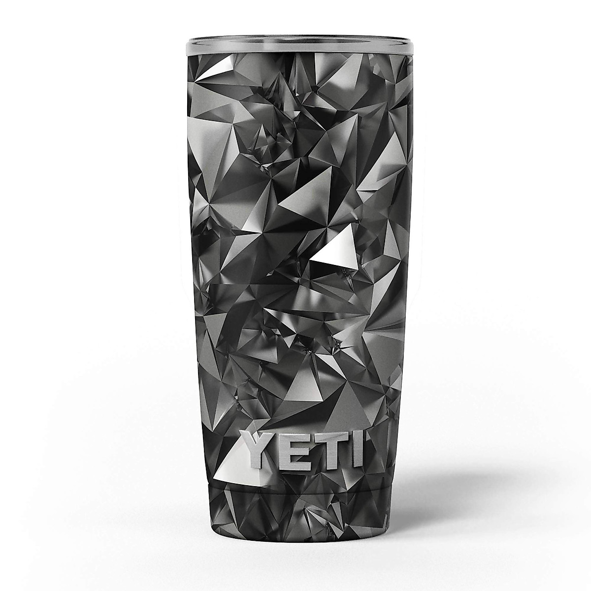 Design Skinz Black 3D Diamond Surface - Skin Decal Vinyl Wrap Kit Compatible with The Yeti Rambler Cooler Tumbler Cups