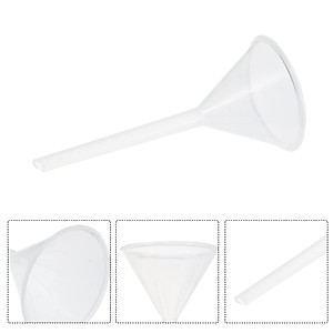 ULTECHNOVO 12pcs Clear Small Mm Perfume Filter Funnels Oils Bottle Cosmetics Funnel Ing Plastic Arts Essential Chemicals Lad Tool for Filling Crafts Laboratory Sub- Experiment