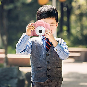 01 Mini Camera, Digital Portable One-Click Focusing Simple Operation Children Camera for Taking Photos(-Pure Edition)