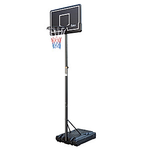 Rakon Portable Basketball Hoop & Goal Basketball System Stand Height Adjustable 6.2ft -8.5ft with 35.4in Backboard & Wheels for Youth Teenagers Outdoor Indoor Basketball Goal Game Play