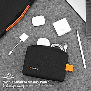 NIDOO Laptop Sleeve 15.6 inch Computer Bag for 15.6" Lenovo Legion 5 / Legion Slim 7 / ThinkPad T15 E15 / 16" Legion 7i / Legion 5 Pro / IdeaPad 3i / 16.1" Gaming 16 / Acer Dell Carrying Case, Black