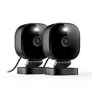 VIMTAG Mini G3 Outdoor/Indoor Cameras for Home Security with Full-Color Night Vision Spotlight, Plug-in Outside Cam with 24/7 Record& IP65 Waterproof, Cloud/SD Storage, Works with 2.4Ghz WiFi & Alexa