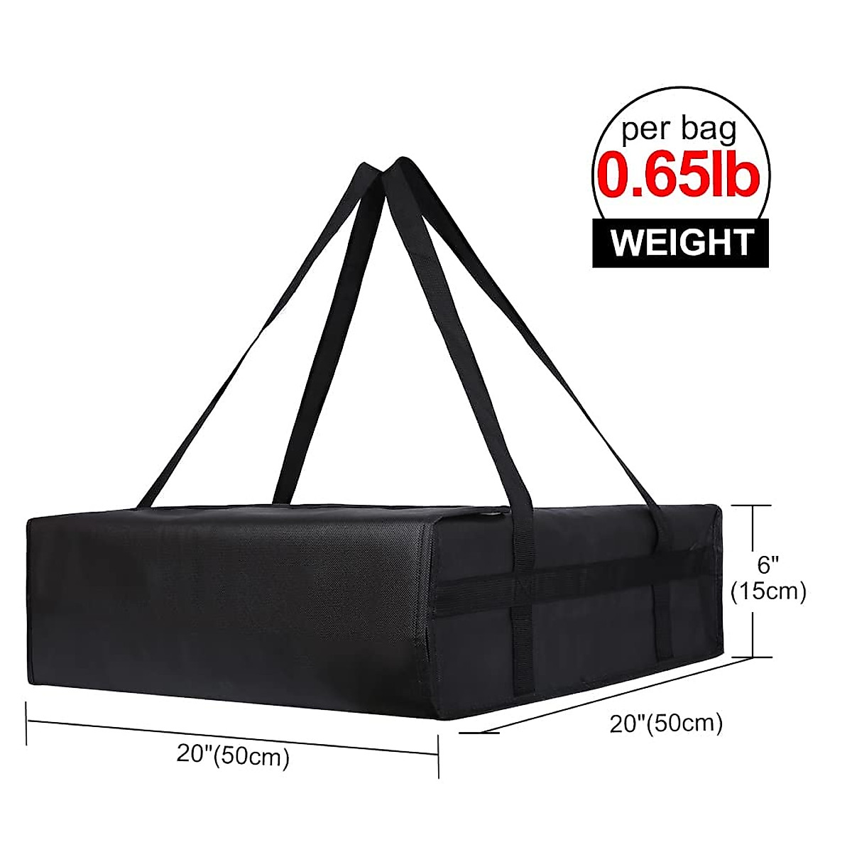 Bodaon 1-Pack Insulated Reusable Grocery Shopping Bag, XX-Large Frozen Food Cold, Cooler Bags with Zippered Top, Gray