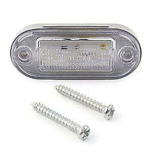 Yuejing 1 PC Universal 12V LED side marker light Signal Light Lamp For Truck Trailer RV Boat Yatch, Green