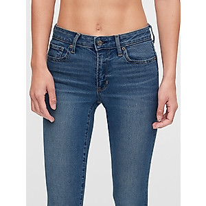 GAP Womens Mid Rise Legging Jeans, Light Brooklyn, 30 Regular US