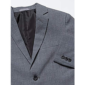 Van Heusen Boys' Big Flex Stretch Suit Jacket, Oxford Grey, 14