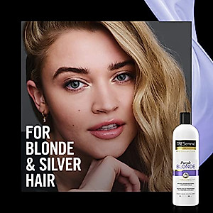 TRESemmé Pro Collection Purple Blonde Conditioner for Blonde and Silver Hair Hair Conditioner for Brilliant Color 20 oz