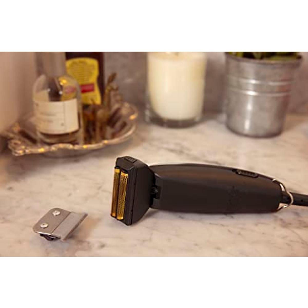 Andis 42400 inLINER All-in-One Trim & Shave Hair Trimmer and Foil Shaver Kit, Silver