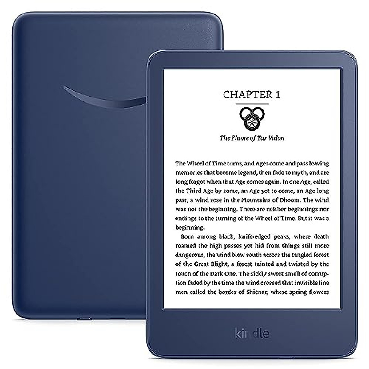 International Version - Kindle (2022 release) – The lightest and most compact Kindle, now with a 6” 300 ppi high-resolution display, and 2x the storage - Denim