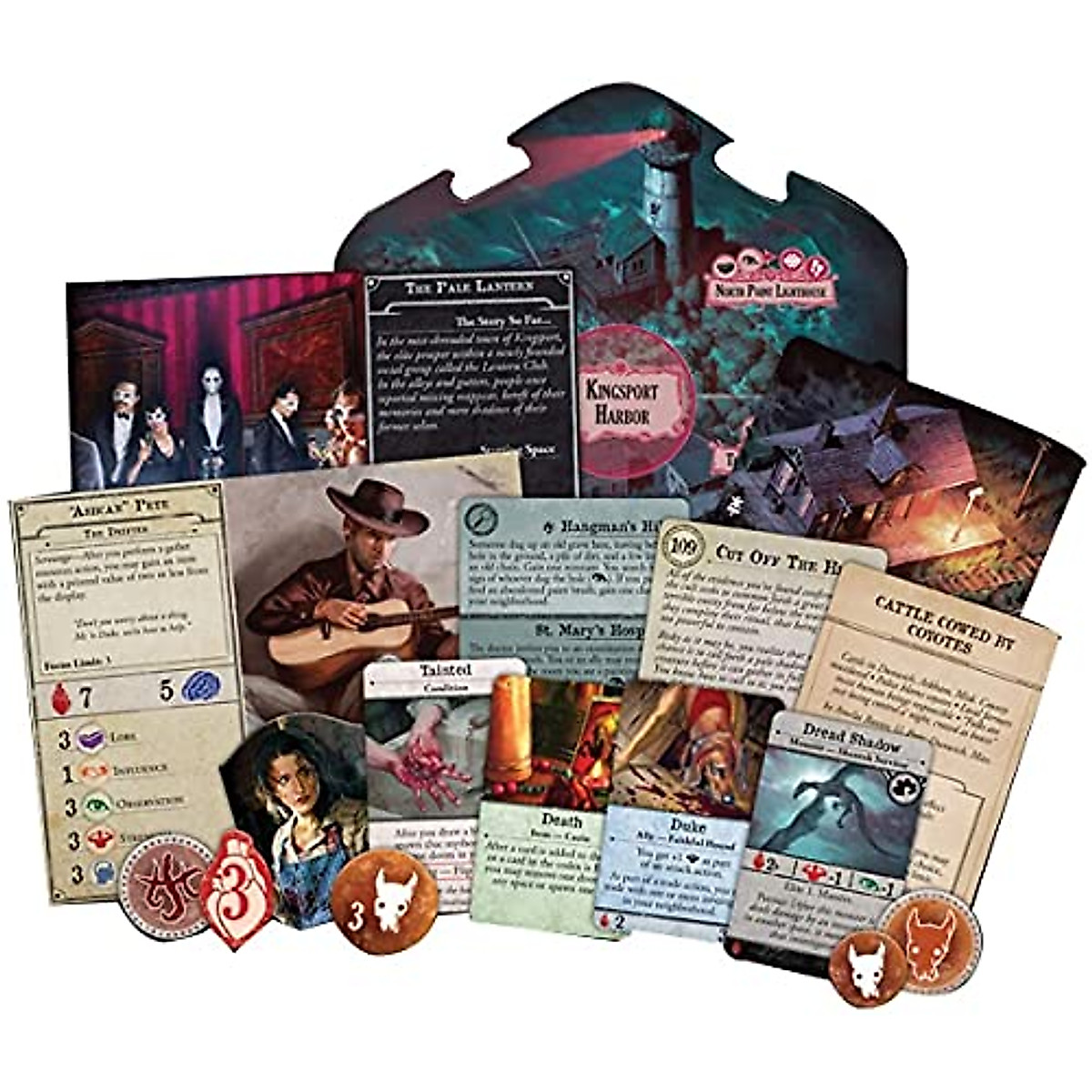 Arkham Horror 3rd Edition Under Dark Waves Board Game Expansion | Mystery Game | Cooperative Board Game for Adults | Ages 14+ | 1-6 Players | Average Playtime 2-3 Hours | Made by Fantasy Flight Games
