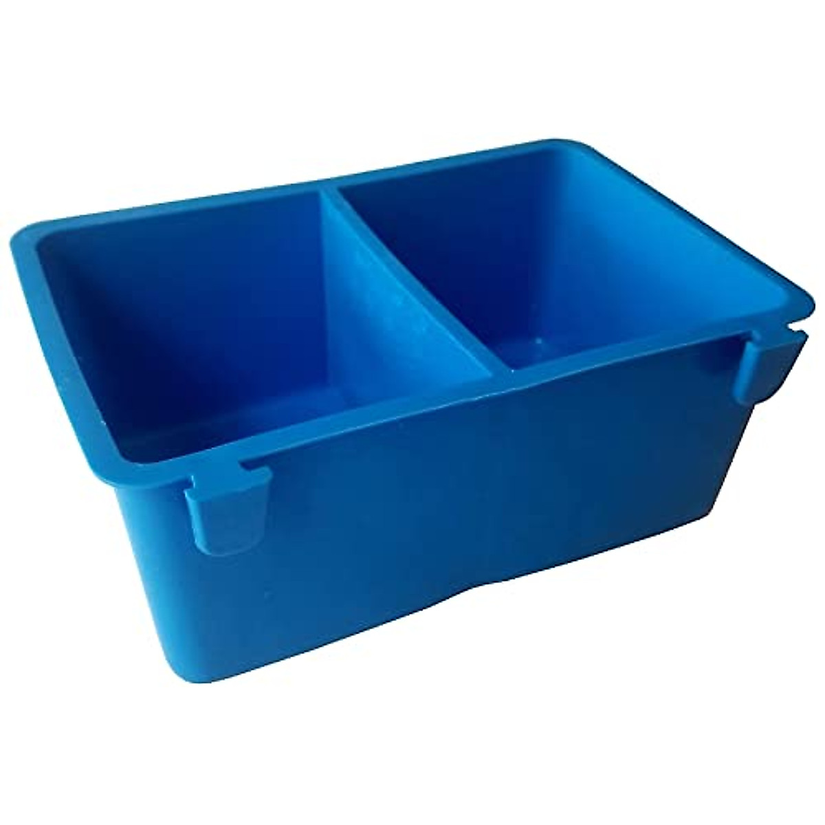 Cage Cups Divided 1 Pint (16 oz) Hanging Feed & Water Cage Cups for Poultry Chicken Parrot Hamster (24)