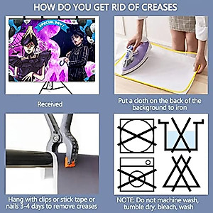 Wednesday Addams Backdrop Birthday Banner Decorations 60x40in Kids Birthday Photography Family Cartoon Happy Birthday Party Supplies,Vinyl 5x3ft