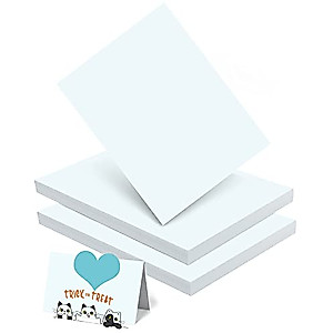 White Cardstock Paper 8.5 x 11, 120 Sheets 250g Premium White Card Stock Printer Paper, Heavy Construction Paper for card making, scrapbooking, craft