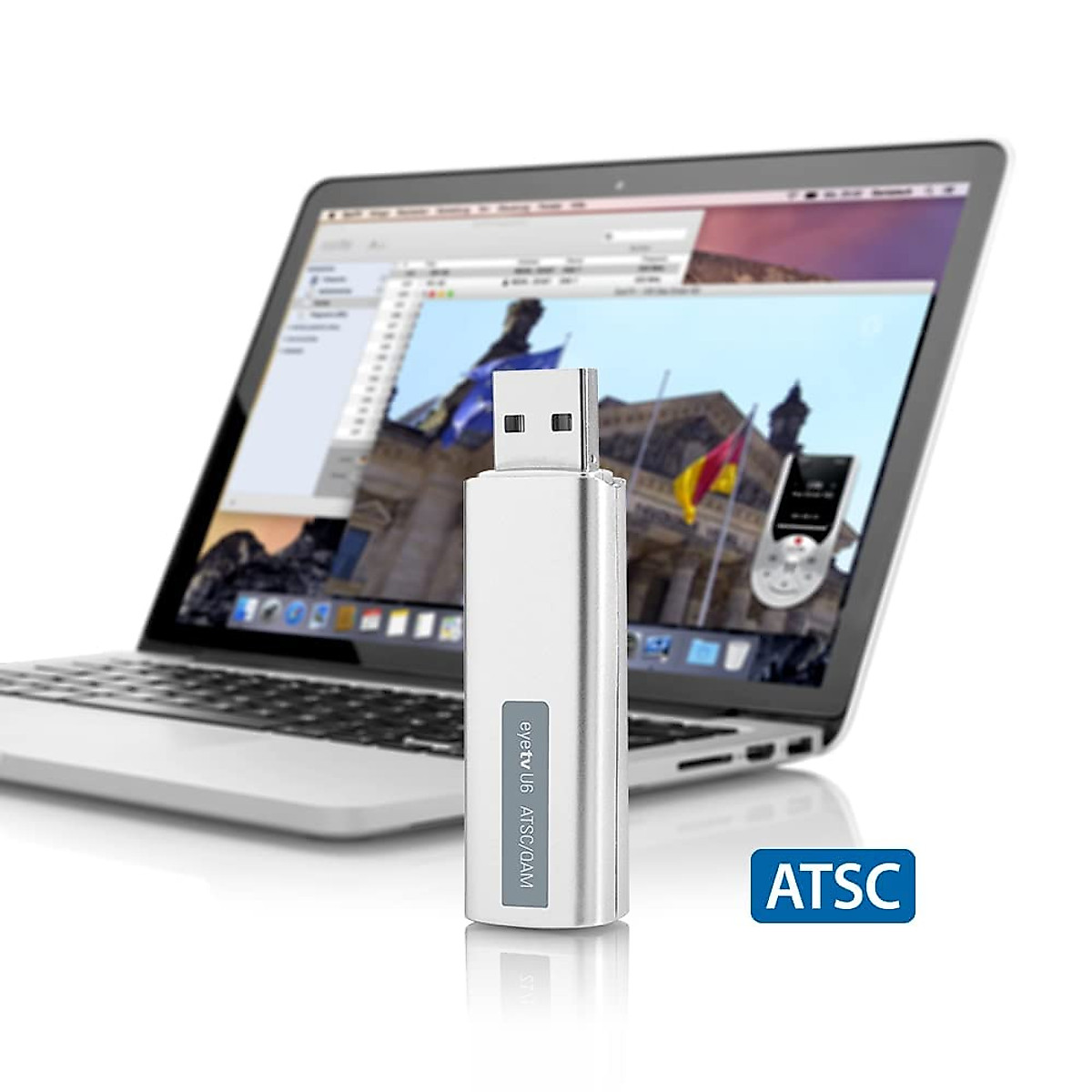 EyeTV GT-1U620160701 U6 Pocket-Sized HDTV Tuner Stick for Apple MacBook Series