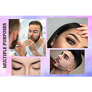 PROFESSIONAL Salon TWEEZERS with Easy Scissor Handle, The BEST PRECISION EYEBROW TWEEZERS Men/Women; PORTABLE Beauty tool for facial Hair, Ingrown Hair, Blackhead; Purple MADE IN MEXICO (UPDATED)