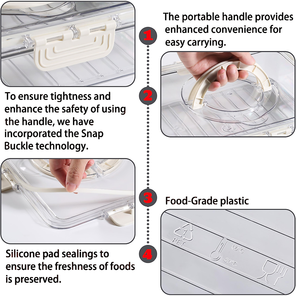 Snack Box Snackle Container Containers Organizer Divided Serving Tray Bag Accessories Vegetable Food Storage Ice Chilled Compartment Snackbox Caddy Fridge Salad Bar Adult Nut Snackable Toppings