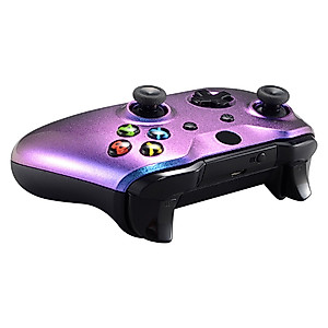 eXtremeRate Purple and Blue Chameleon Front Housing Shell Faceplate for Xbox One X S Controller Model 1708 - Controller NOT Included
