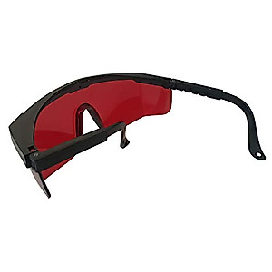 Laser Light Safety Glasses Eye Protection Goggles Laser Protection Glasses Goggles OD 4+ Red Color For Typical 200~540nm Blue Violet Green Laser Engraving Cutting Machine