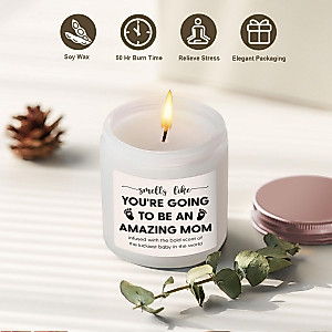Pregnancy Announcement for Mom, New Mom Gifts, Best Gifts for Expecting Mom, Pregnancy Gifts for Expecting Mom, Mommy to be Gifts for 1st Time Mom, Baby Shower Gifts for Mom Scented Candles