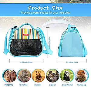 Rypet Guinea Pig Carrier Bag - Portable Breathable Outgoing Bag for Guinea Pig Hedgehog Squirrel Chinchilla and Other Similar Sized Animal