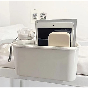 2 Pack Pink Hanging Cup Holders,10x5x4.5"Trolley Basket Storage,Rolling Cart Accessories Hanging Buckets Hanging Bins,Plant Containers,Storage Bucket,Make Up Pencil Holder,Kitchen Storage Container