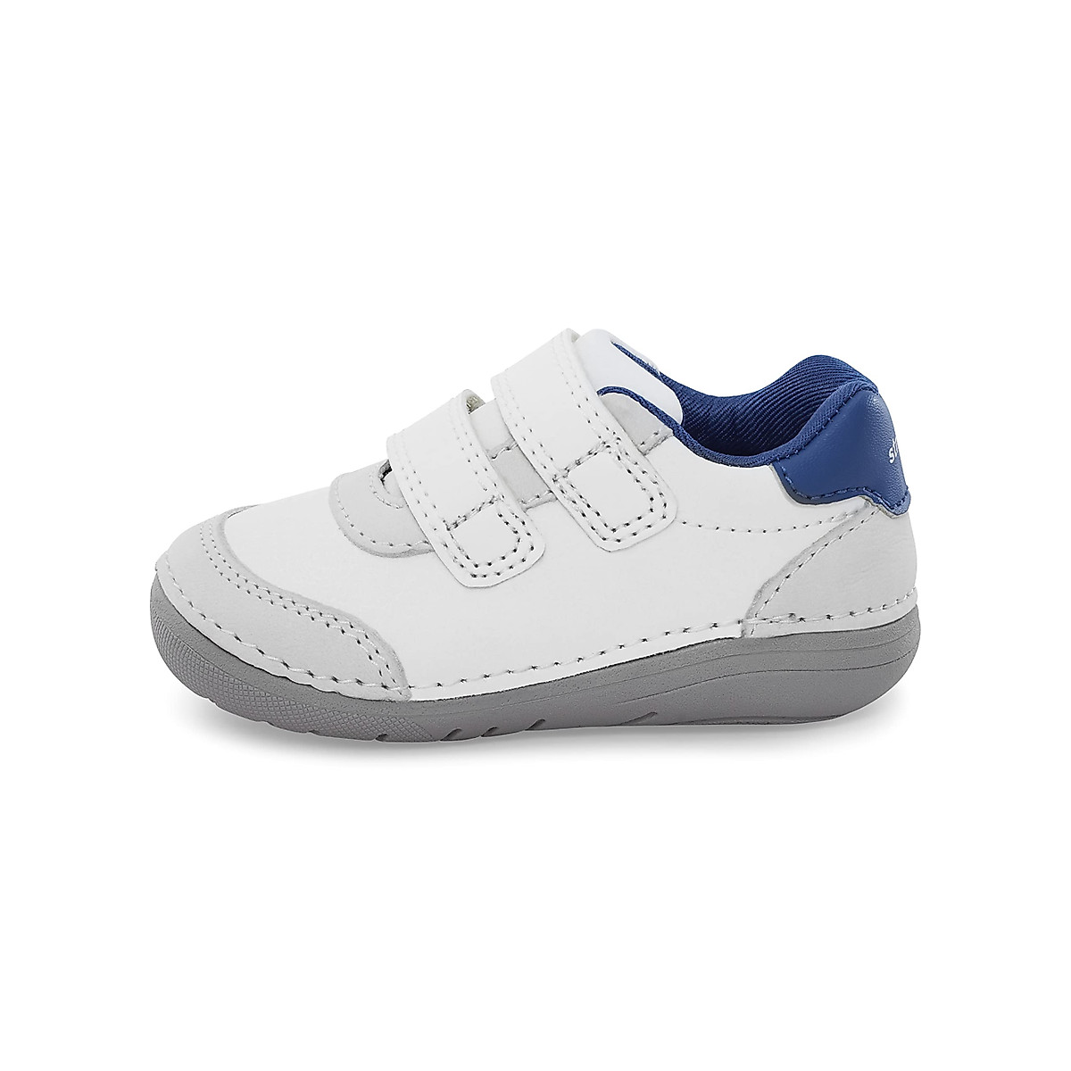 Stride Rite Boy's SM Kennedy Athletic Sneaker, White Multi, 6 Wide Toddler
