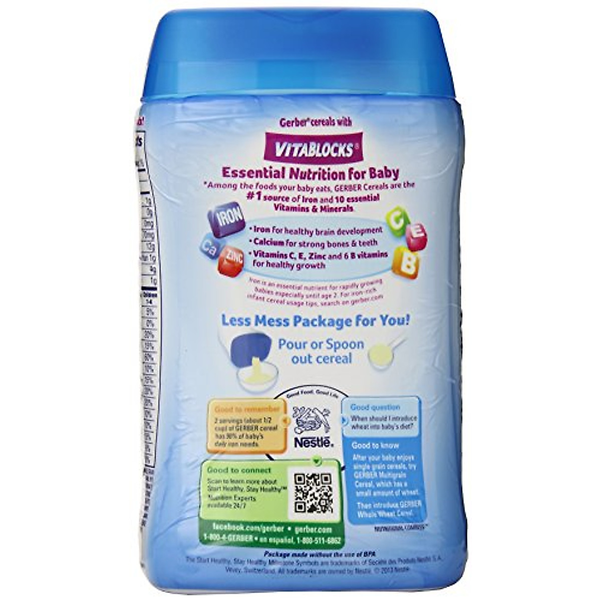 Gerber 1st Foods Baby Cereal - Multigrain - 8 oz